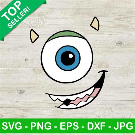 Mike Wazowski Svg Monsters Inc Svg Cut Files For Cricut Abgy