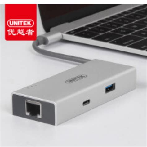 USB3 1 Type C Aluminium Multi Port Hub UNITEK Computers Tech Parts Accessories Cables