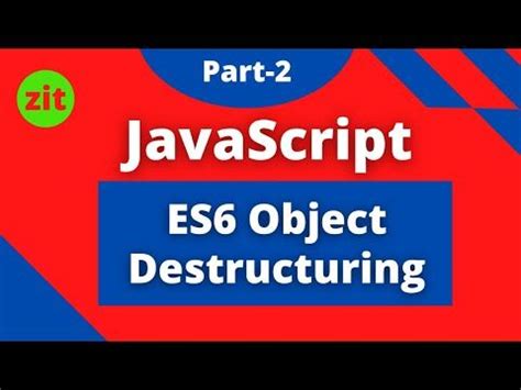 Object destructuring in javascript – Artofit