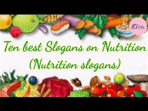 Ten Best Slogans On Nutrition Nutrition Slogans Slogans On