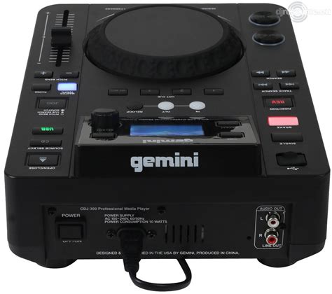 Gemini › Cdj 300 Gemini › Player Tabletop Gearbase Djresource