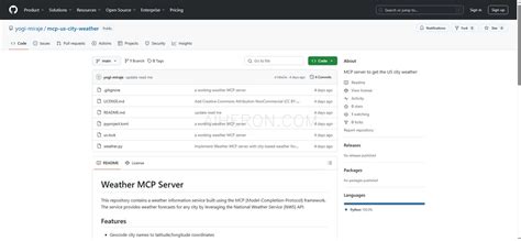 Weather Mcp Server ，mcp Server To Get The Us City Weather