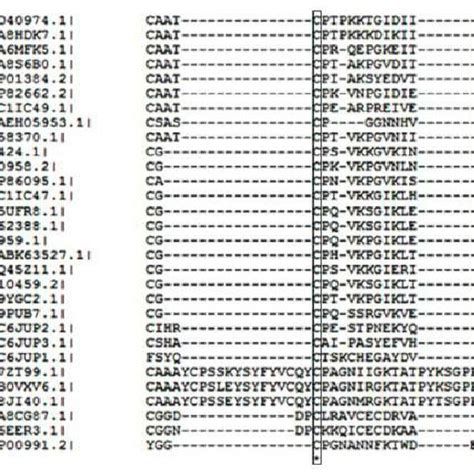 Multiple Sequence Alignment By Clustalw2 Download Scientific Diagram