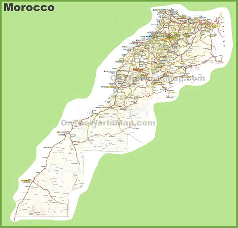Morocco Map Morocco Maps And Facts World Atlas