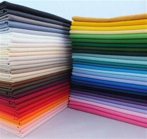 100 Cotton Fabric Solid Color 60” Width Quilting Sewing Tablecloth By
