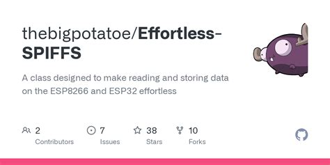 Github Thebigpotatoeeffortless Spiffs A Class Designed To Make