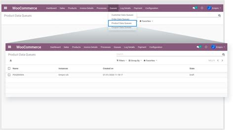 Product Data Odoo Woocommerce Connector By Emipro