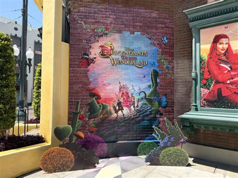 Descendants Wicked Wonderland Display Installed At Disney California