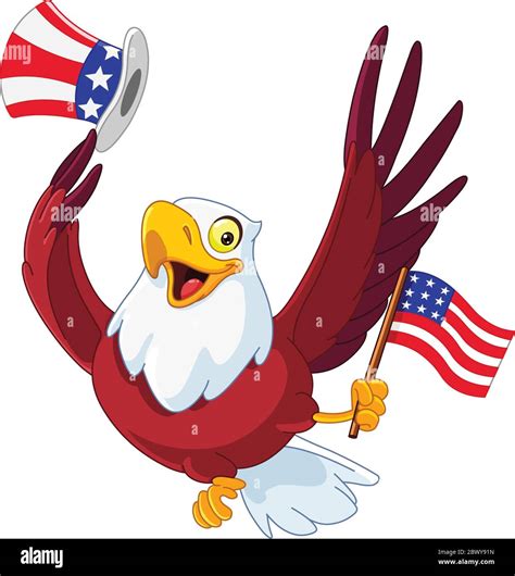 Sam The Bald Eagle Stock Vector Images Alamy