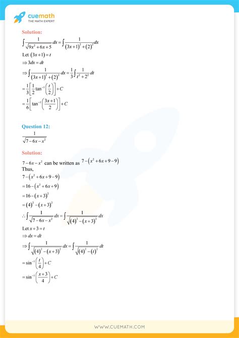 NCERT Solutions For Class 12 Maths Chapter 7 Exercise 7 4 Integrals