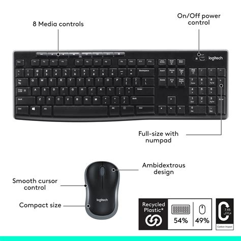 Logitech Mk270 Wireless K B079jly5m5 Ve