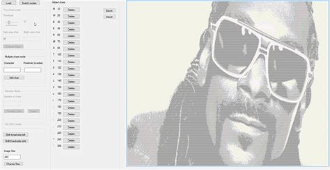 GitHub Shady ASCII Image Generator