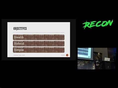 Recon Conference Talk Sandbagility Reverse Engineering Framework For