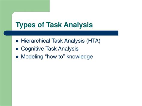 Ppt Task Analysis Powerpoint Presentation Free Download Id5716470