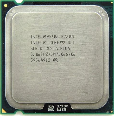 Intel Core 2 Duo E7400 28ghz 1066mhz 3mb Processor Socket