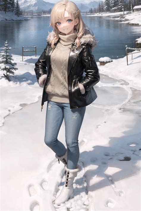 Ai Generated Frozen Lake By Flashofdestiny On Deviantart
