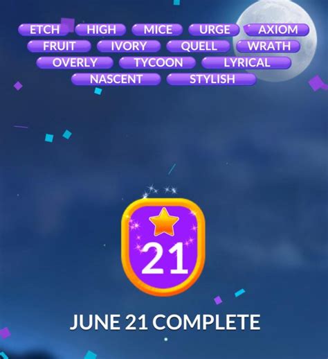 Word Stacks Daily Puzzle June 21 2024 Answers Qunb