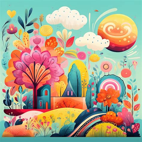 Premium Ai Image Playful And Whimsical Background