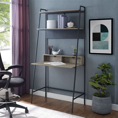 Manor Park Urban Industrial Mid Century Modern Ladder Writinglaptop