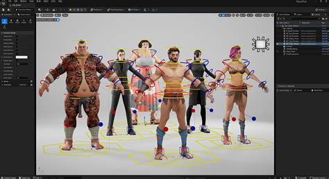 Ue5 Rigged Characters 6 X Bundle