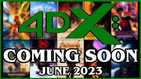 4dx Coming Soon To The 4dx Movie Theater Experience June 2023 Youtube