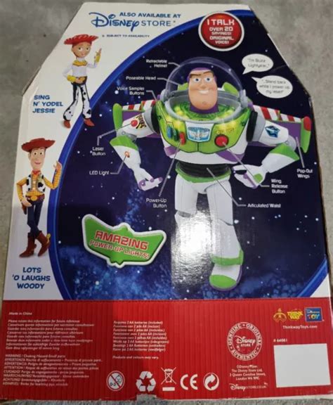 Toy Story Power Up Buzz Lightyear Talking Action Figure Light Up Disney
