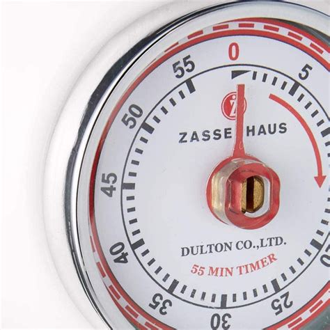 Zassenhaus Retro Kitchen Timer White The Seasoned Gourmet