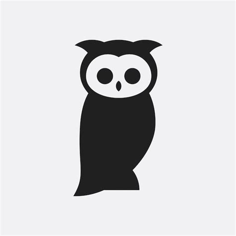 Premium Vector Owl Icon Illustration