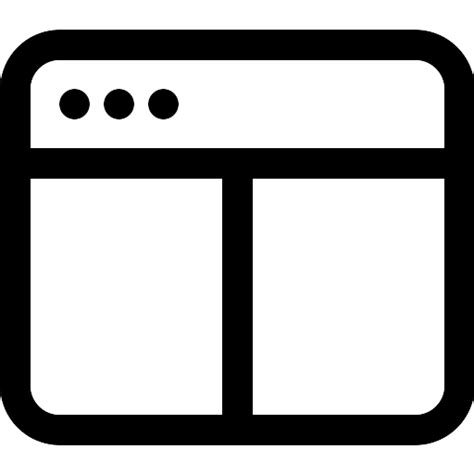 Window Split Icon Svg Png Free Download