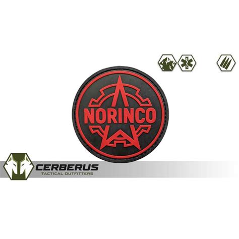 D Tactical Norinco Pvc Velcro Patch Redblack