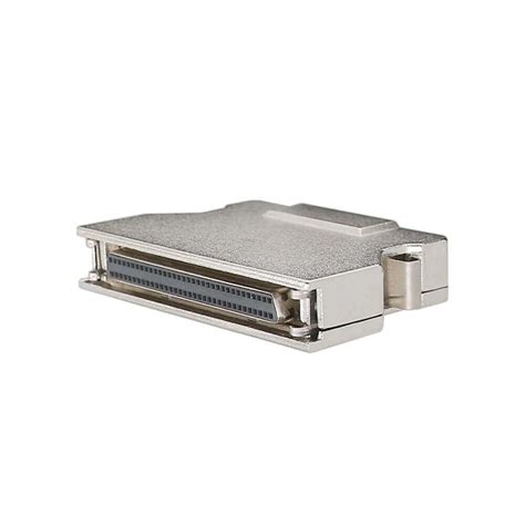 SCSI Pin HPDB Type Female Connector Latch Lock Metal Shell Mm Pitch IDC Type For Cable