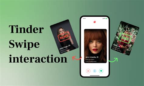 Tinder Swipe Interaction Figma Template
