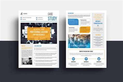 Case Study Design Template MS Word Photoshop Template Canva Template Instant Download Etsy UK