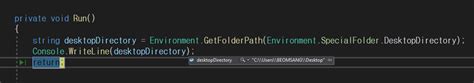 [c ] 바탕화면 경로 가져오기 get desktop directory 범상치 않은 블로그