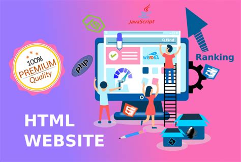 Build Modern Html Css Website Design Or Redesign By Weporasoft Fiverr