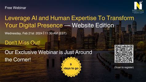 Naks Digital Consulting On Linkedin Webinar Registernow Ai Revolution