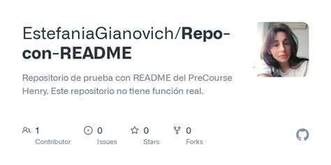 GitHub EstefaniaGianovich Repo Con README Repositorio De Prueba Con README Del PreCourse