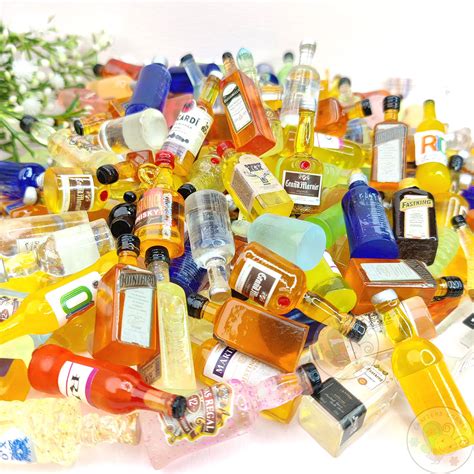 Miniature Liquor Bottles Assorted Pack Crafters Corner