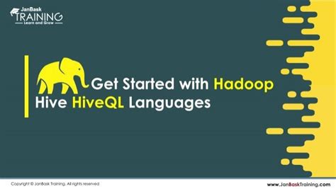 Get Started With Hadoop Hive Hiveql Languages Converted