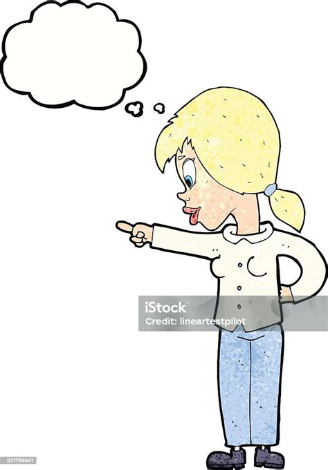 말풍선이 있고 손으로 가리키는 열정적인 여자 만화 캐릭터 귀여운에 대한 스톡 벡터 아트 및 기타 이미지 귀여운 그리기 긍정적인 감정 표현 Istock