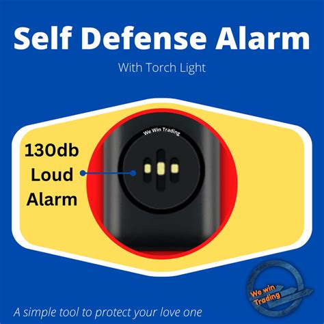 Personal Safety Alarm keychain type db loud alarm 防狼器 警报器 self defense Anti Molestation