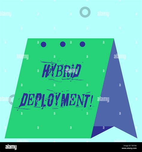 Word Writing Text Hybrid Deployment Business Photo Showcasing A