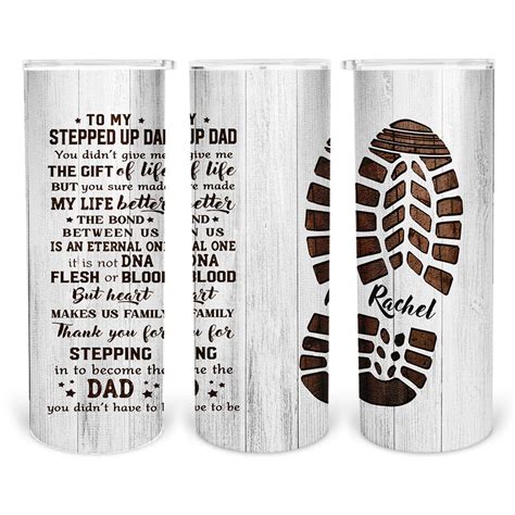 Step Dad Tumbler Bonus Dad Tumblers For Fathers Day To My Stepped Up Dad Magic Exhalation