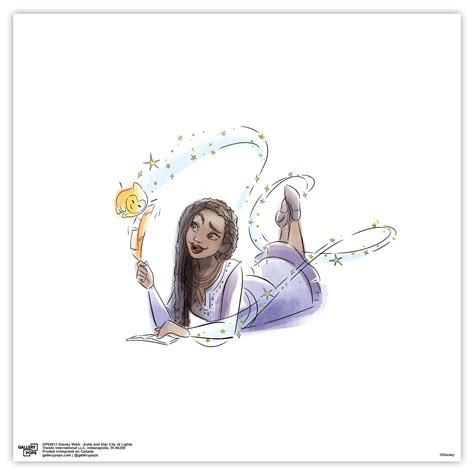 Gallery Pops Disney Wish Asha And Star City Of Lights Wall Art