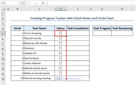 Tracker In Excel Task Tracker Progress Tracker And So On