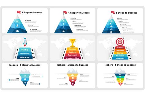 Success Powerpoint Template Business Infographic Motivational Pitch