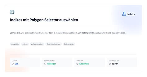 Polygon Selector Tool Für Die Datenvisualisierung Labex