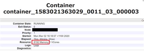 Apache Spark Yarn Container Memory Not Reflected In Java Xmx Setting Stack Overflow