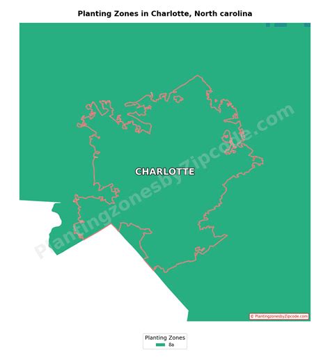 Planting Zone In Charlotte With Map Plantingzonesbyzipcode