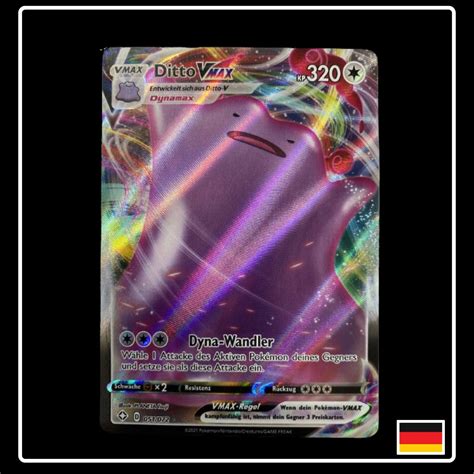 Ditto Vmax Deutsch 051072 Glänzendes Schicksal Pokedirris